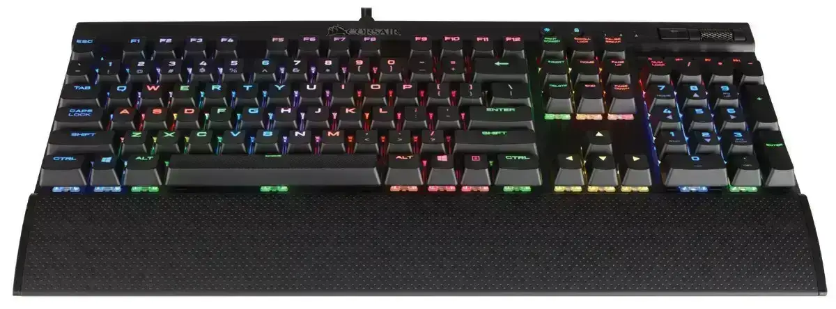 CORSAIR K70 LUX RGB Mechanical Gaming Keyboard - USB Passthrough ...