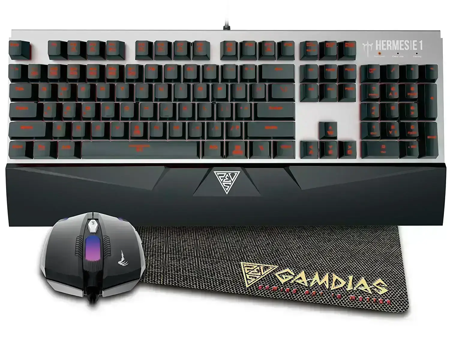 GAMDIAS Responsive Lighting Mechanical Gaming Keyboard with Demeter E2 ...