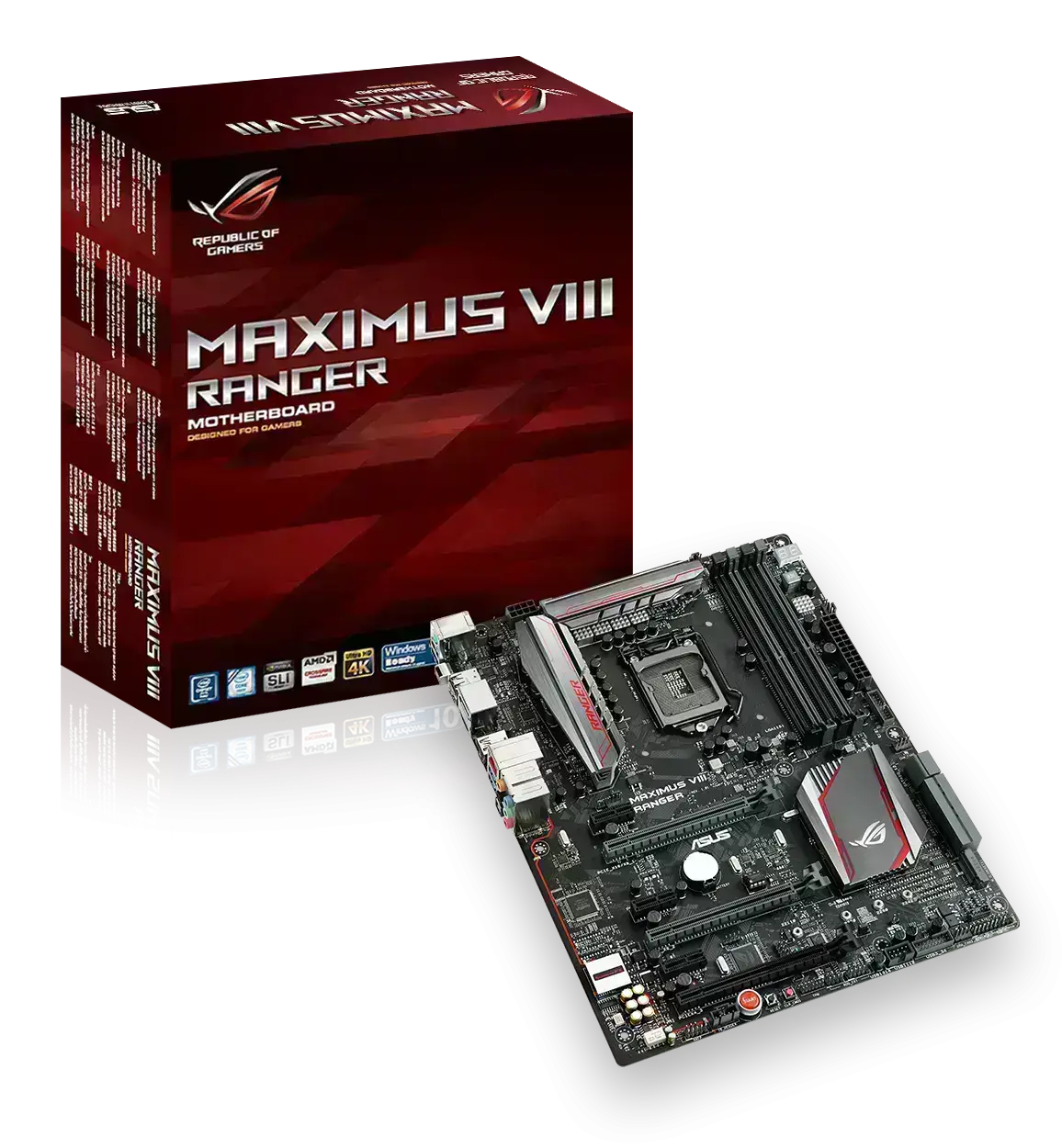 ASUS ROG MAXIMUS VIII RANGER LGA 1151 ATX Intel Motherboard asus-rog-maximus-viii-ranger-lga-1151-atx-intel-motherboard