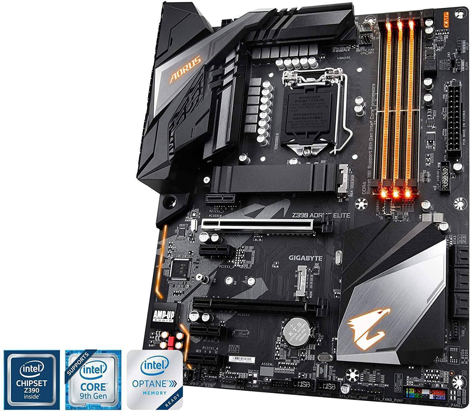 Gigabyte Z390 AORUS Elite (Intel LGA1151/ATX/RGB Fusion/Gaming Motherboard)