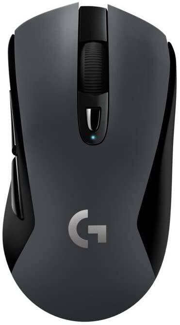 Logitech G603 Lightspeed Wireless Gaming Mouse, Hero Sensor -Black