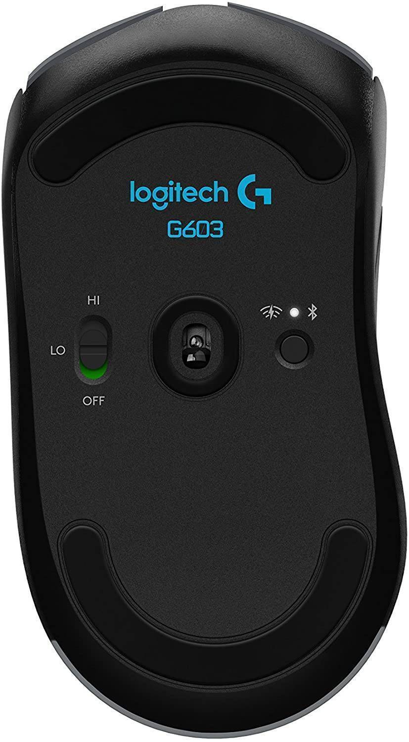 Logitech G603 Lightspeed Wireless Gaming Mouse, Hero Sensor -Black