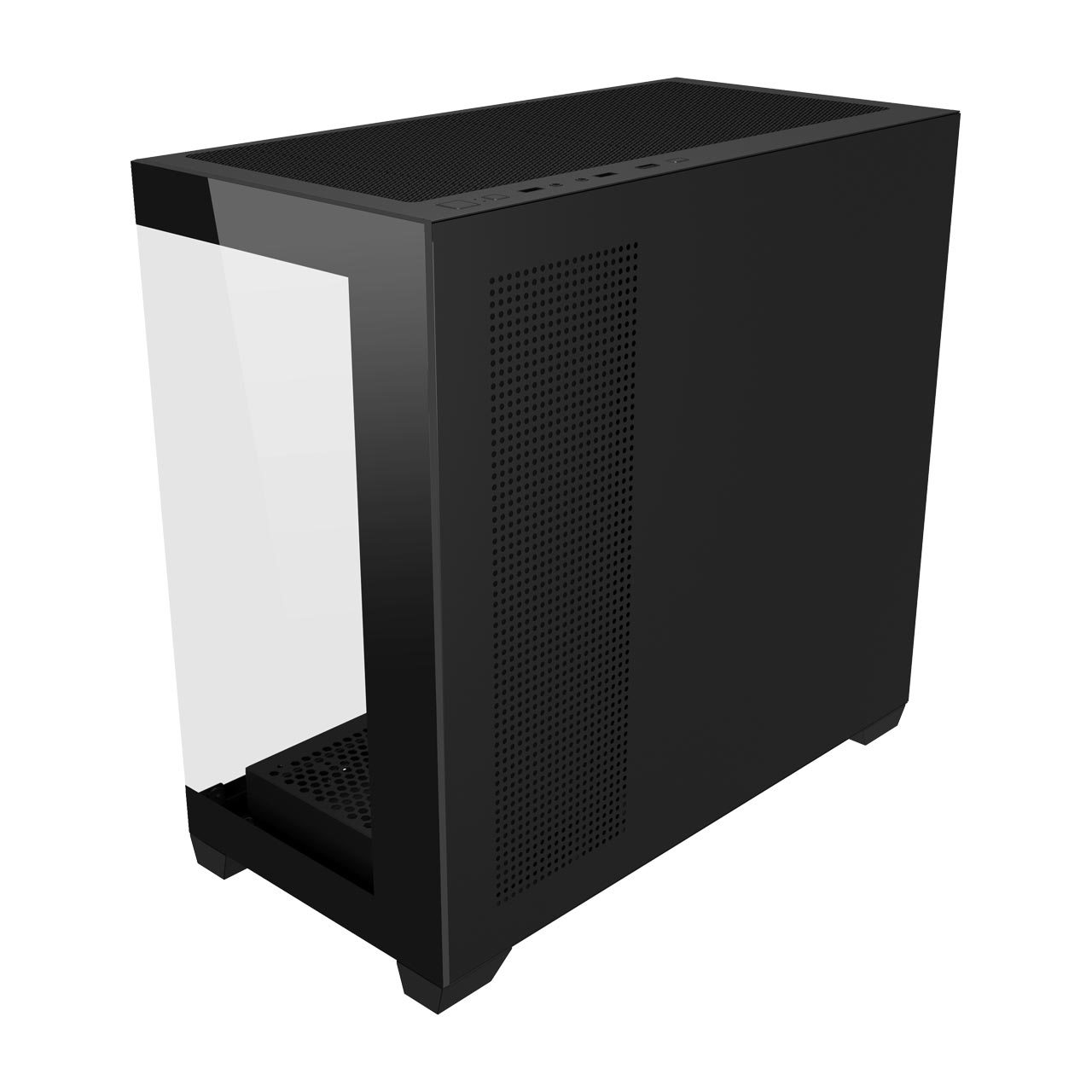 FSP S340 Tempered Glass Micro ATX Mid Tower Case - Black