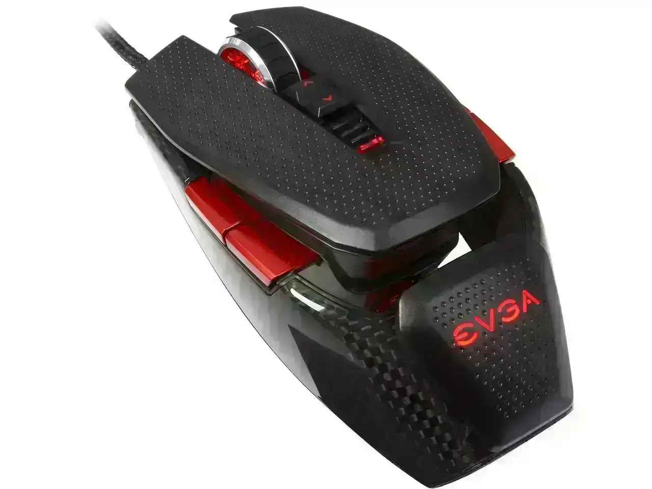 EVGA TORQ X10 Carbon 901-X1-1102-KR Black 9 Buttons 1 x Wheel USB Wired ...
