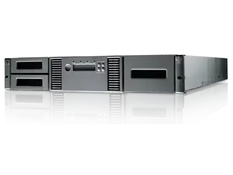 HPE StoreEver MSL2024 0-drive Tape Library