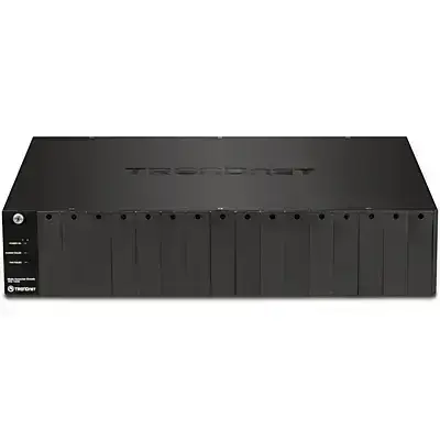 TFC-1600-16-Bay Fiber Converter Chassis System